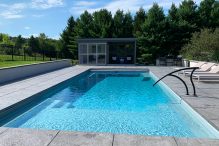 Illusion Fiberglass Pool Oconomowoc WI | Rectangular Pool