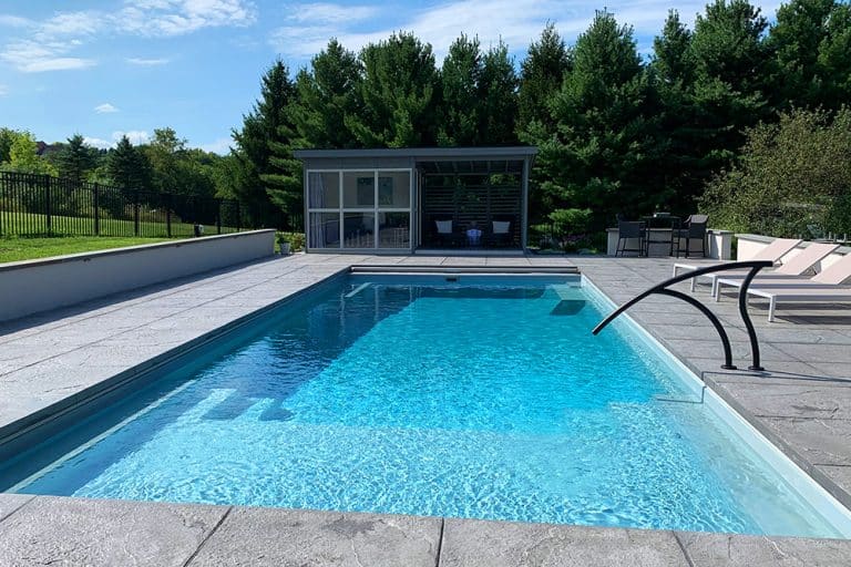 Illusion Fiberglass Pool Oconomowoc WI | Rectangular Pool
