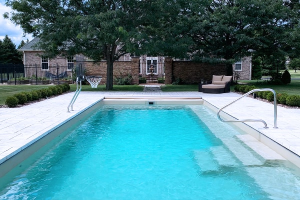 Marvelous Modern Pool | Narrow Swimming Pool Oconomowoc WI