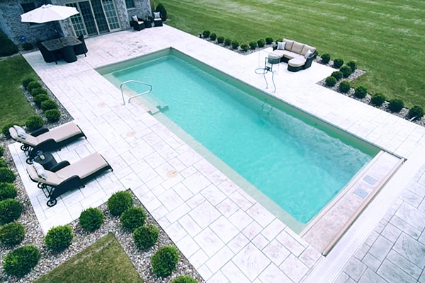 Marvelous Modern Pool | Narrow Swimming Pool Oconomowoc WI