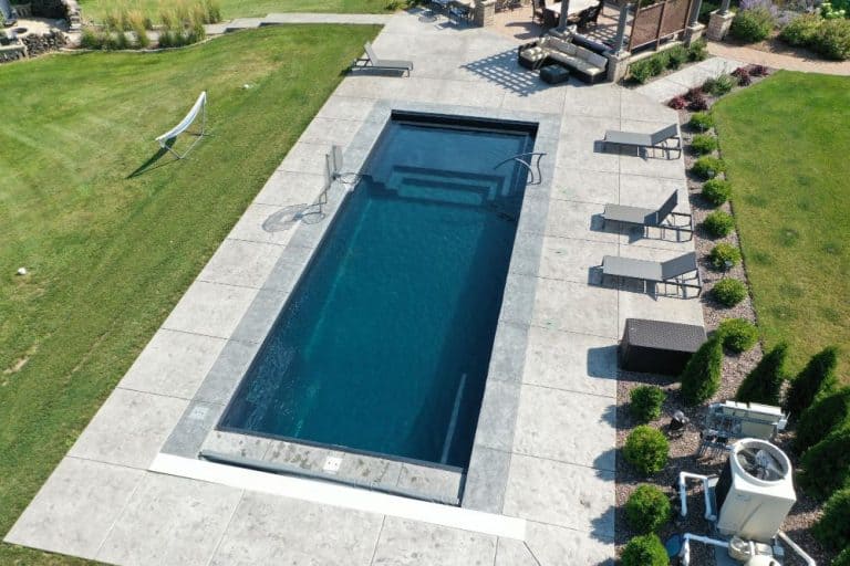Illusion Fiberglass Pool Oconomowoc WI | Rectangular Pool
