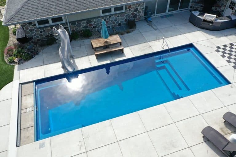 Illusion Fiberglass Pool Oconomowoc WI | Rectangular Pool