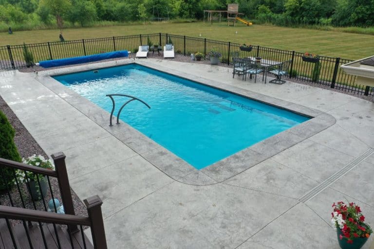 Lake Geneva Fiberglass Inground Pool Installation
