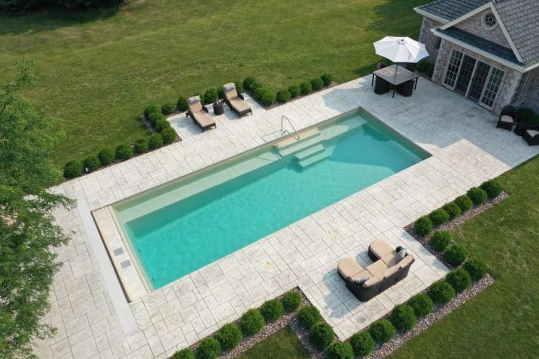 Lake Geneva Fiberglass Inground Pool Installation