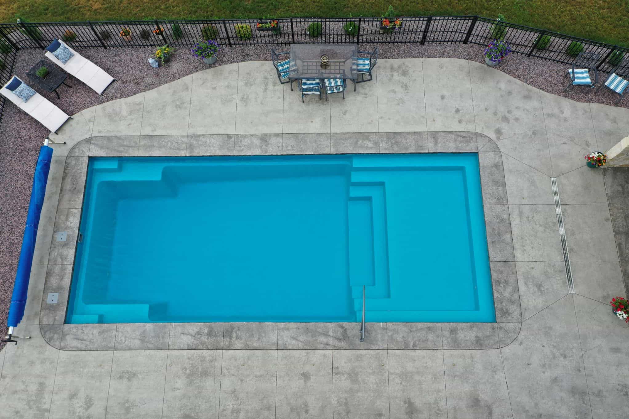 Fort Atkinson Fiberglass Inground Pool Installation