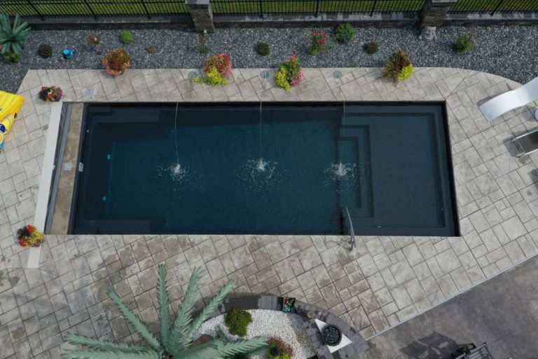 Monroe Fiberglass Inground Pool Installation