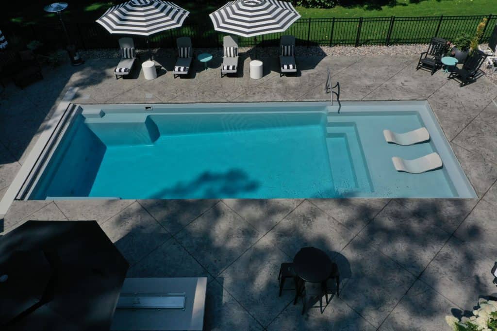 Lake Geneva Fiberglass Inground Pool Installation