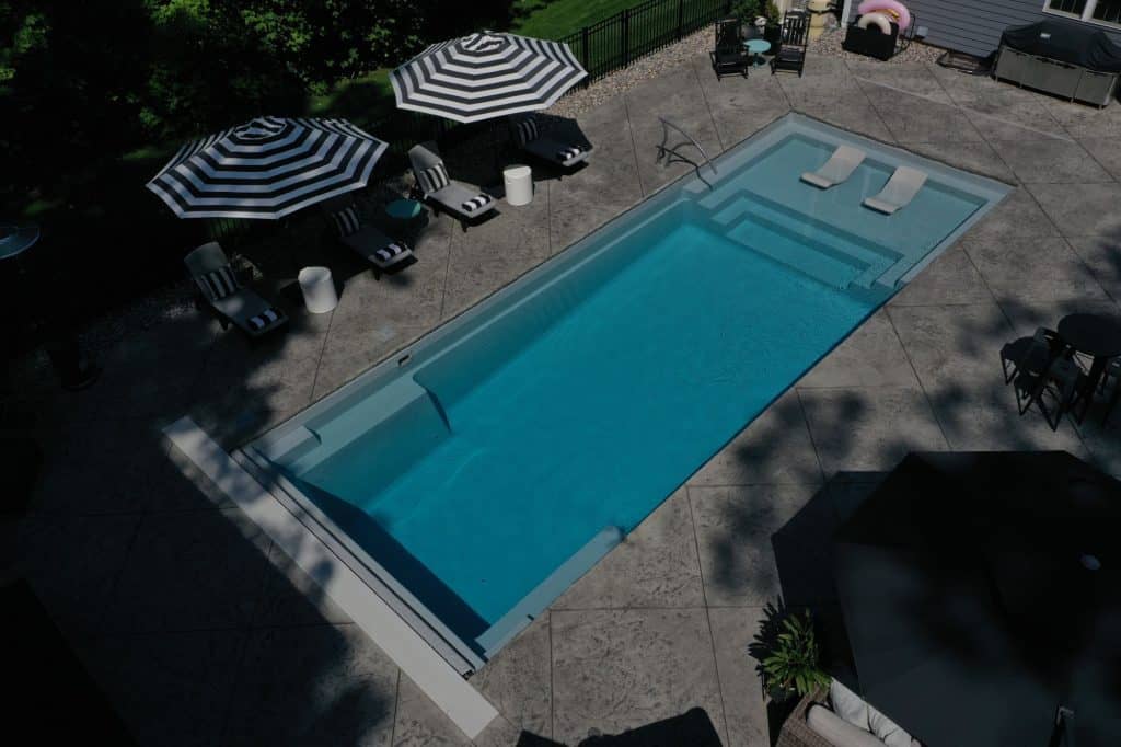 Lake Geneva Fiberglass Inground Pool Installation